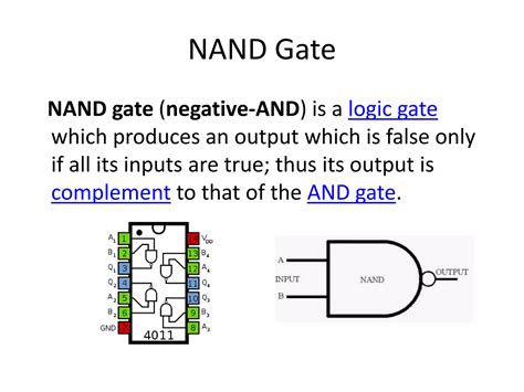 Nand Logic Gate Electronics Plc Microcontroller Series PPTX
