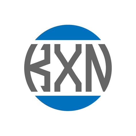 KXN letter logo design on white background. KXN creative initials ...