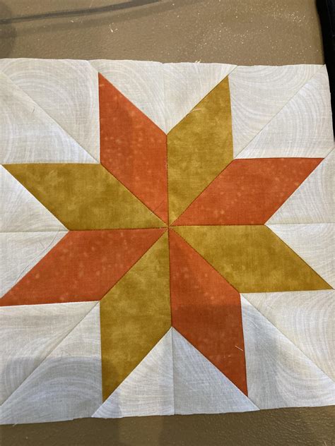 Lemoyne Star Quilt Block Pattern Quilted Blooms Block Last