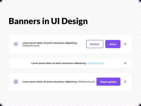 What Are Banners In Ui Design Anatomy Of Ui Banners