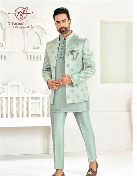 INDIAN JODHPURI SUIT Groom Outfit Groom Jodhpuri Coat Groom Etsy