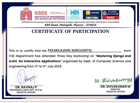 Pavana K On Linkedin Django Ajax Webdevelopment Bootcamp Continuouslearning