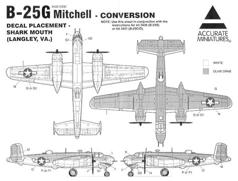 North American B 25g Mitchell By Don Fenton Accurate Miniatures 148