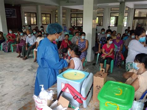 ဒဂုံမြို့သစ်မြောက်ပိုင်း မြို့နယ်၌ ကိုဗစ် ၁၉ ကာကွယ်ဆေးရာနှုန်းပြည့်လ