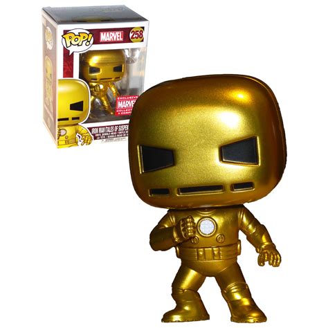 Funko Pop Iron Man Tales Of Suspense 40 Gold Exclusive Marvel