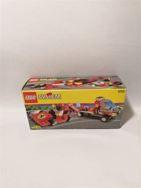 Lego Set Sports Lego 1253 System Shell Car Transporter Met Doos Uit 1999 Auction Online