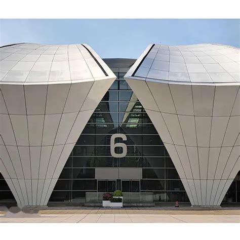Curved Hyperbolic Building Materials Metal Wall Cladding Cladding Wall