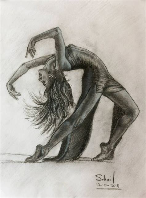 Dancer Drawing By Sohail Gramy Saatchi Art Dancer Drawing Dancing