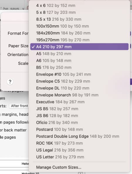 Diy Book Formatting With Scrivener Page Settings Scrivenervirgin
