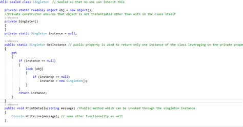 Csharptutorials Singleton Design Pattern