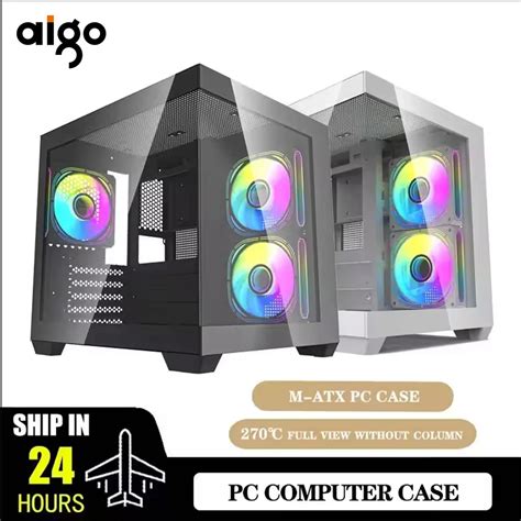Horizon Glass Gaming Pc Chassis Luminous Case
