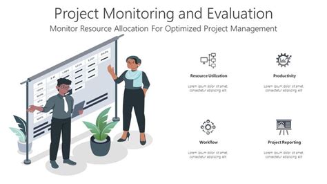 Project Monitoring And Evaluation Evaluation Powerpoint Template Free Project Management