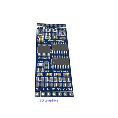 N4vig08 Dc5v 8ai 8ch Analog To Digital Conversion Adc Module 0 10v Voltage Current To Rs485