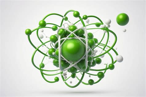 Electron Cloud Atom Model Structure Erwin Schrodinger Atomic Orbital Parts Structure Premium
