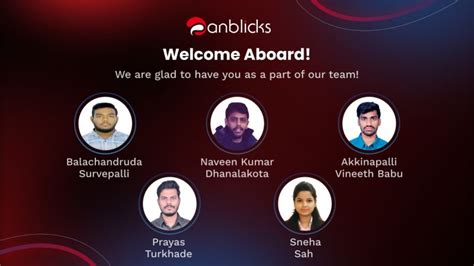 Anblicks On Linkedin Teamanblicks Welcomeaboard Newbeginnings
