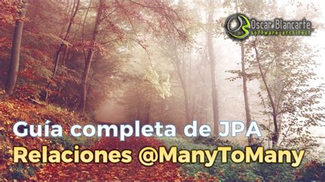 relaciónes manytomany oscar blancarte software architecture