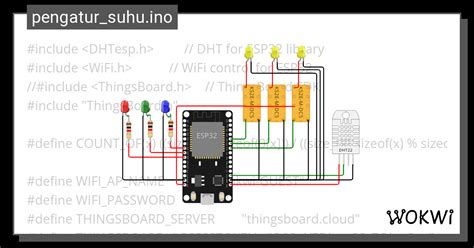 Pengatur Suhu Ino Wokwi Arduino And ESP32 Simulator