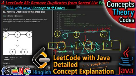Leetcode 83 Java Solution For Removing Duplicates From Sorted List