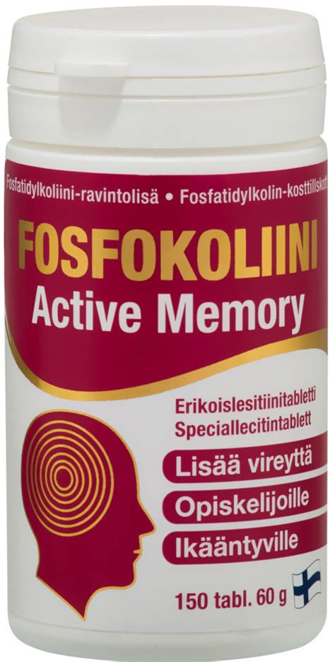 Минералы для тела Fosfokliini active memory 150 tab 60g 6428300001000 ...