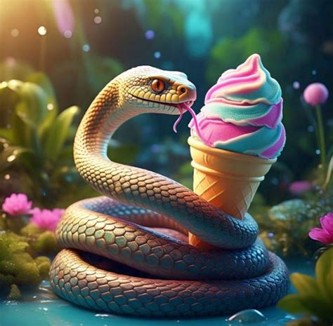 Snake in Ice Cream গরম থক বচত ঠনড খওয ভল যন এবর আইসকরমই জমট আসত সপ