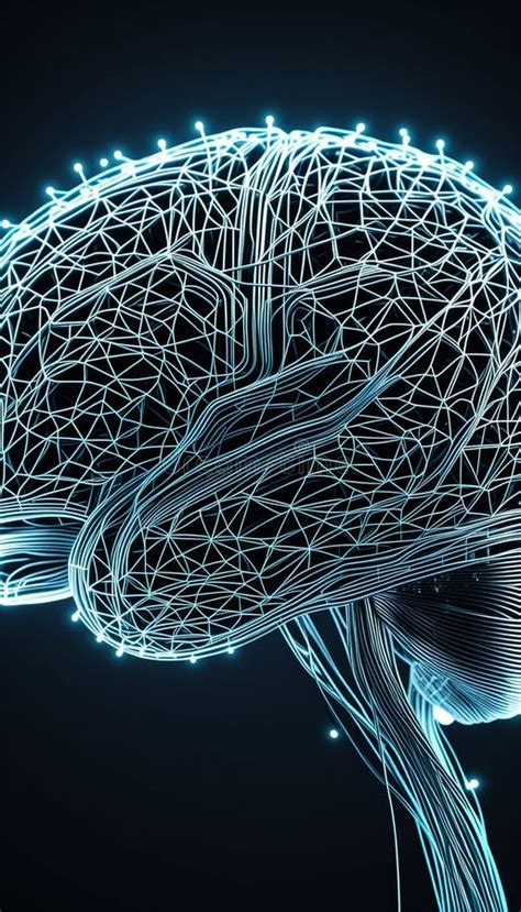 Ai Brain Animation For Big Data Analysis Stock Image Image Of Cyber