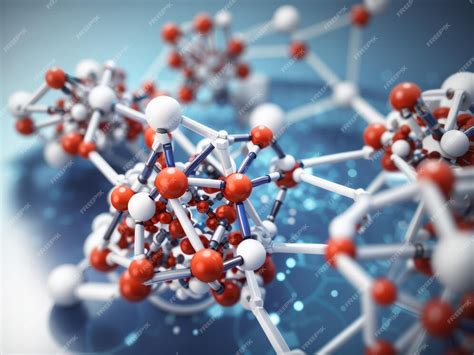 Premium Ai Image Molecule Structure Genetic Engineering Of The Future