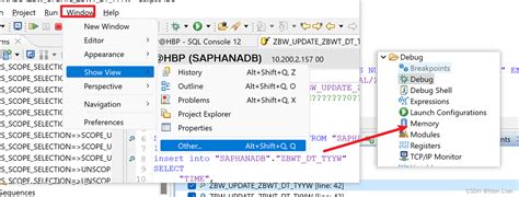 Hana存储过程procedures Debug Csdn博客