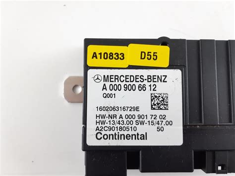 Mercedes Benz C Class W205 Fuel Pump Control Module A0009006612