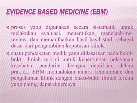 Evidance Based Clinical Decision And Scope Of Practice Pptx