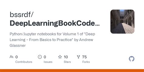 GitHub Bssrdf DeepLearningBookCode Volume Python Jupyter Notebooks For Volume Of Deep