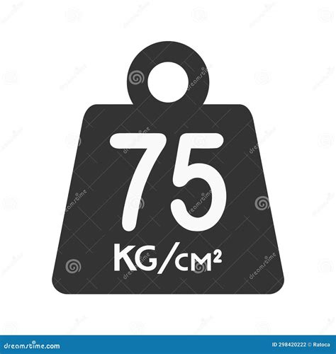 Warning Maximum Weight Symbol Stock Vector Illustration Of Structure