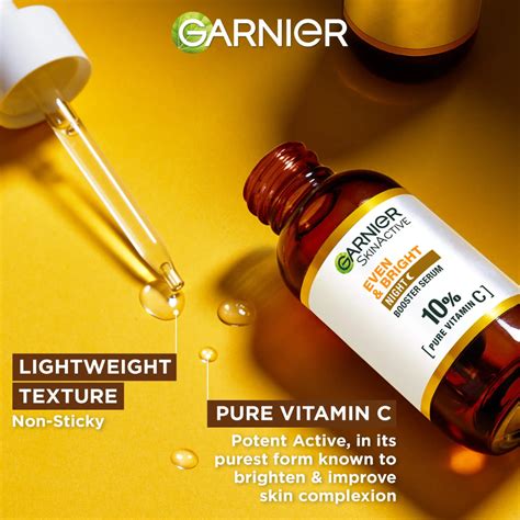 Garnier Even And Bright Night Booster Serum 30ml
