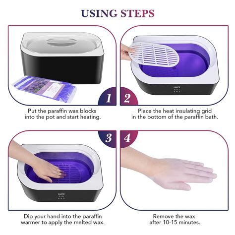 Karite Paraffin Wax Bath 4000ml Moisturizing Paraffin Wax Machine For