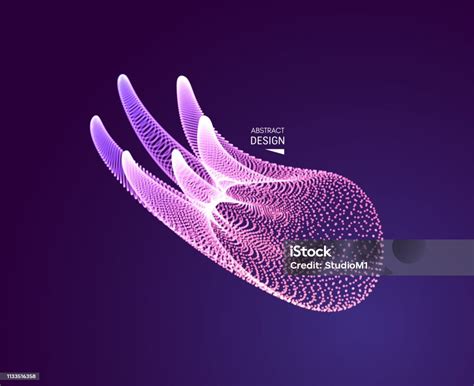 3d 연결 구조 미래 지향적 인 기술 스타일 추상적인 디자인입니다 과학 화학 또는 교육에 대 한 벡터 일러스트 레이 션 문어에 대한 스톡 벡터 아트 및 기타 이미지 Istock