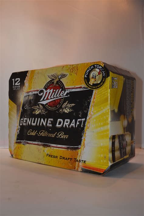 Miller Genuine Draft 12 Pack Cans