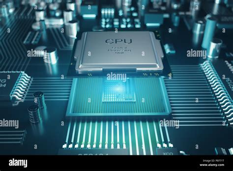 Circuit Board Technology Background Central Computer Processors Cpu Concept Motherboard