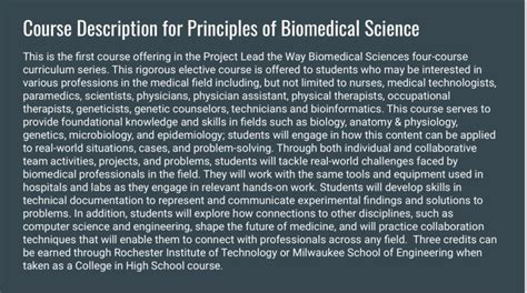 Inside The Classroom Principles Of Biomedical Science Knight Krier