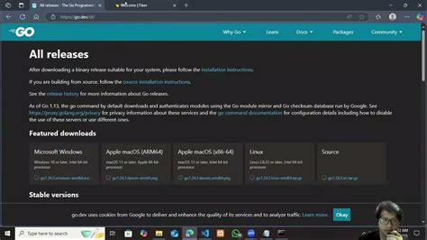 Membuat Hello World Dengan Go Dan Gofiber Secara Cepat Dan Mudah Youtube