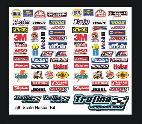 Nascar Sponsor Stickers 2016 Nascar Sprint Cup Series Paint Schemes