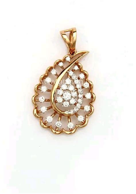 Rose Gold And Daimond Pendant Pendant Dancing Diamond Diamond Chain