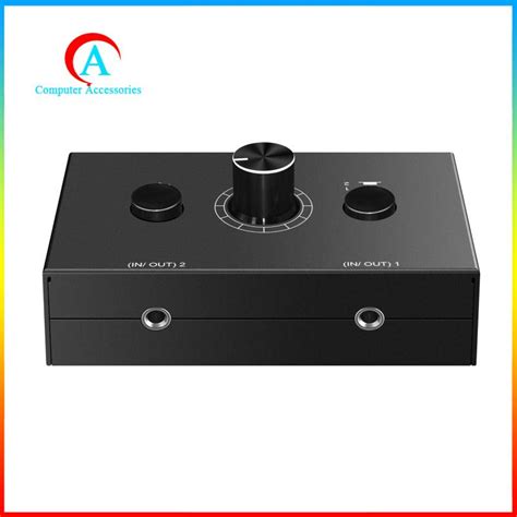 Mm Stereo Audio Switcher Input Output Input Output For Vcr VHS ZUAB Shopee Philippines