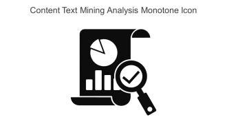 Content Text Mining Analysis Monotone Icon In Powerpoint Pptx Png And Editable Eps Format PPT