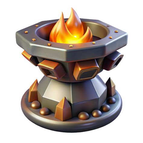 3d Render Of A Fantasy Brazier 56262709 Png