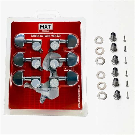Tarraxa Tarracha Blindada Para Violão Aço Mxt Shopee Brasil