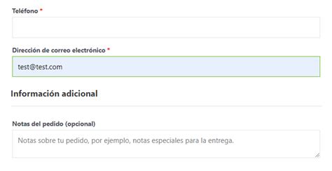 Campo De Confirmación De Correo Electrónico En Woocommerce