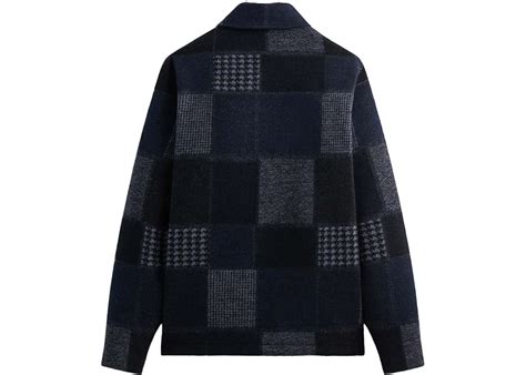 Kith Patchwork Wool Coaches Jacket Nocturnal Mens Fw23 Us