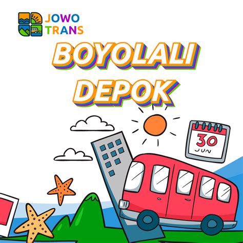 Travel Boyolali Depok Terbaik Di Indonesia Jowo Trans