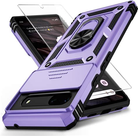 Amazon Com Weycolor For Google Pixel A Case With Camera Lens Cover Hd Screen Protector Ft