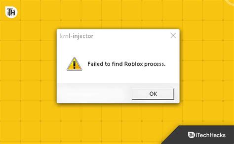 fix failed to find roblox process on krnl injector 2025
