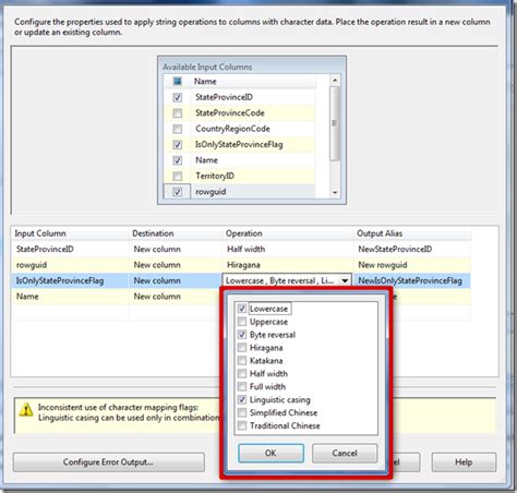 Msbi 61 Ssis 25 Data Flow Task 11 Character Map Transformation Detailed